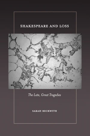 Shakespeare and Loss by Sarah Beckwith | Paperback | Cornell University ...